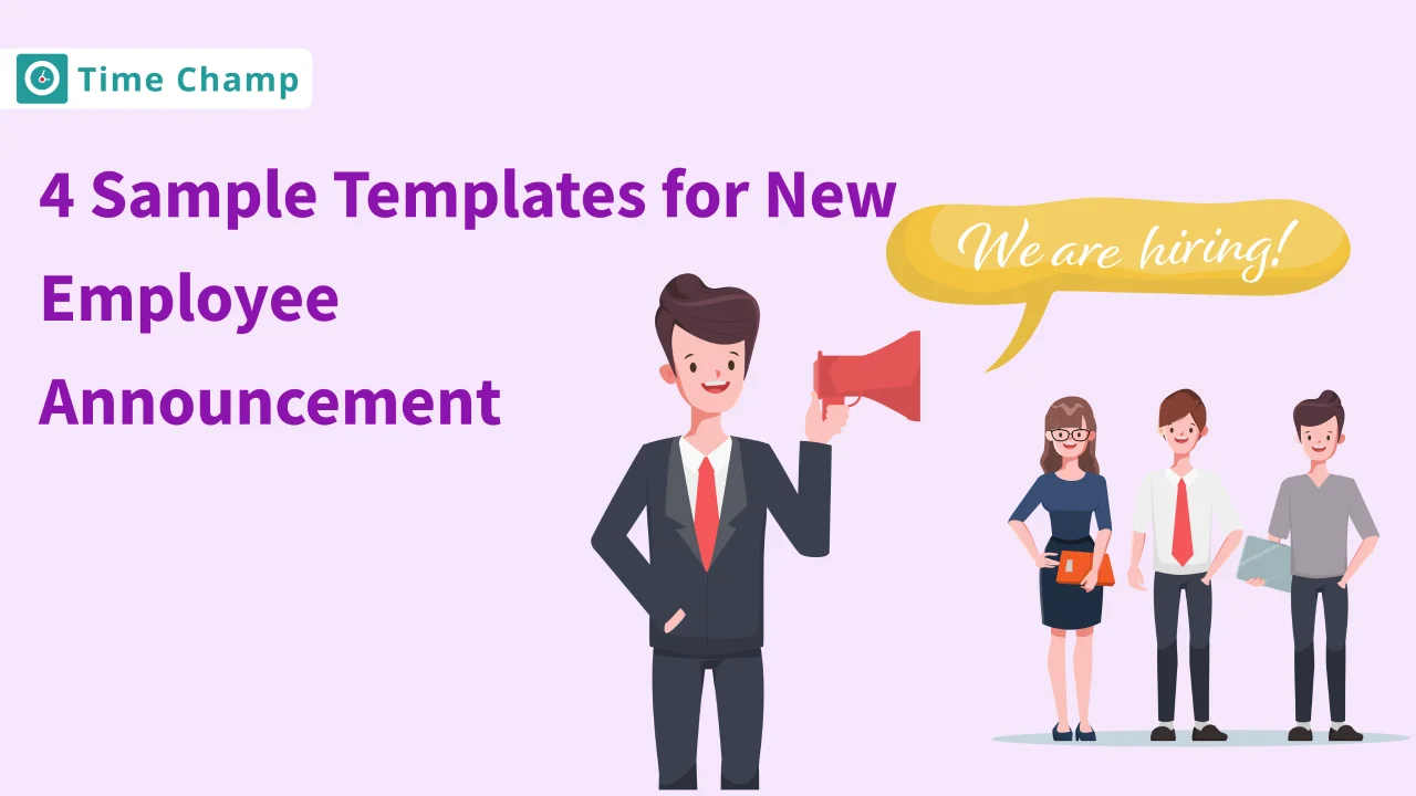 4 Sample Templates For New Employee Announcement